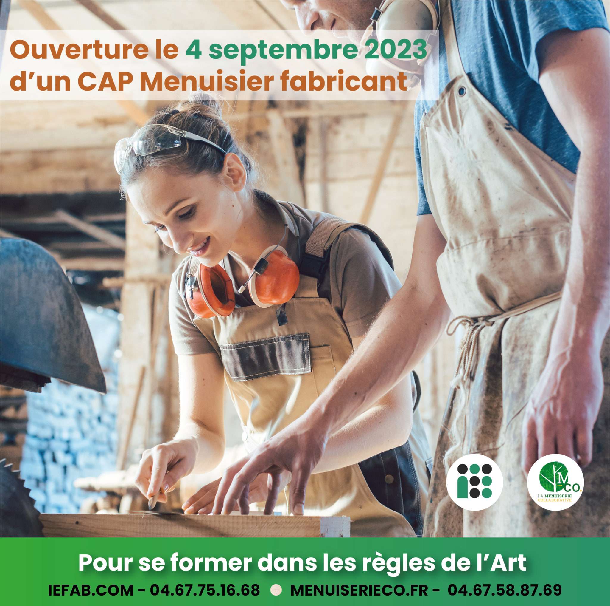 Nos formations professionnelles - La Menuiserie Collaborative à Montpellier